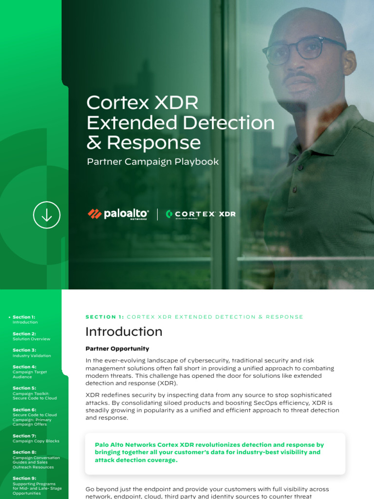cortex-xdr-campaign-playbook | PDF | Computer Security | Security cortex-xdr-campaign-playbook | PDF | Computer Security | Security