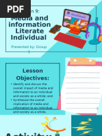 Media and Information Literacy: Quarter 2 - Module 1 Week 1 | PDF ...