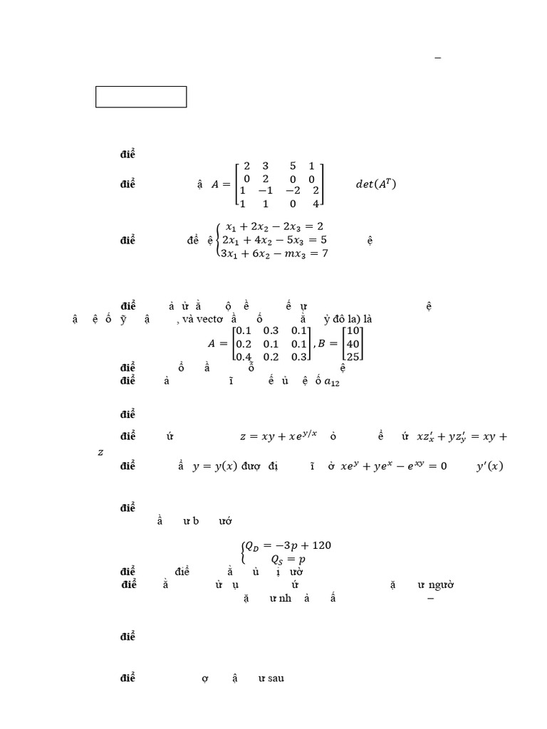 Thi cuối kỳ TCC - sample | PDF