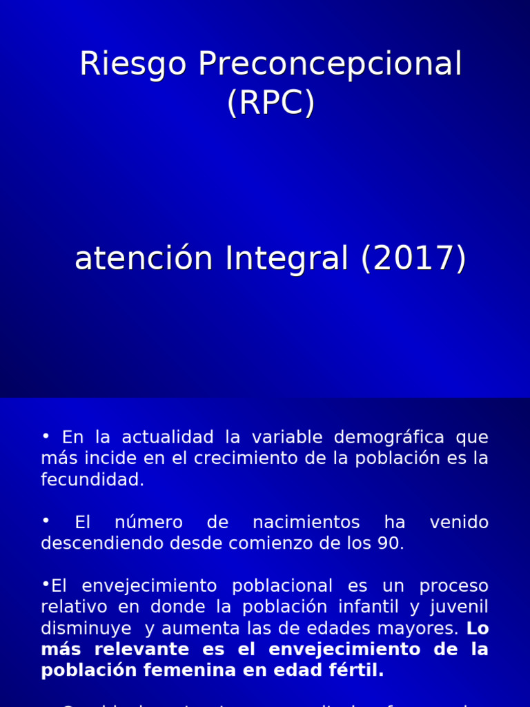 RPC | PDF | El embarazo | Fertilidad RPC | PDF | El embarazo | Fertilidad