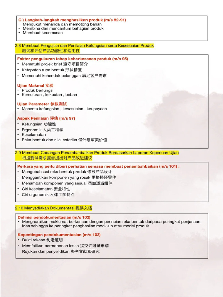 RBT F3 BAB 2 ｜提供华文意思‼️ - 4 - 从玲学习 - 来自小红书网页版 | PDF