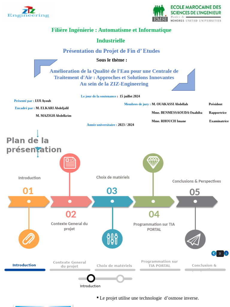 Présentation PFE 5IAII 23 24 IJJI Ayoub VF (1) - Copie | PDF | Automate programmable industriel ...