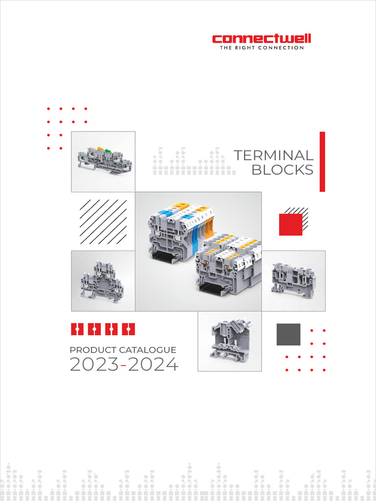 CW Terminal Blocks Catalogue 23-24 | PDF | Manufactured Goods | Electrical Engineering