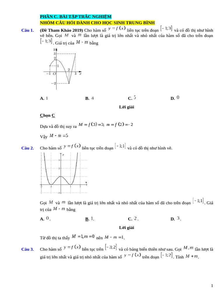 PHAN-C.-BAI-TAP-TRAC-NGHIEM-DAPAN | PDF
