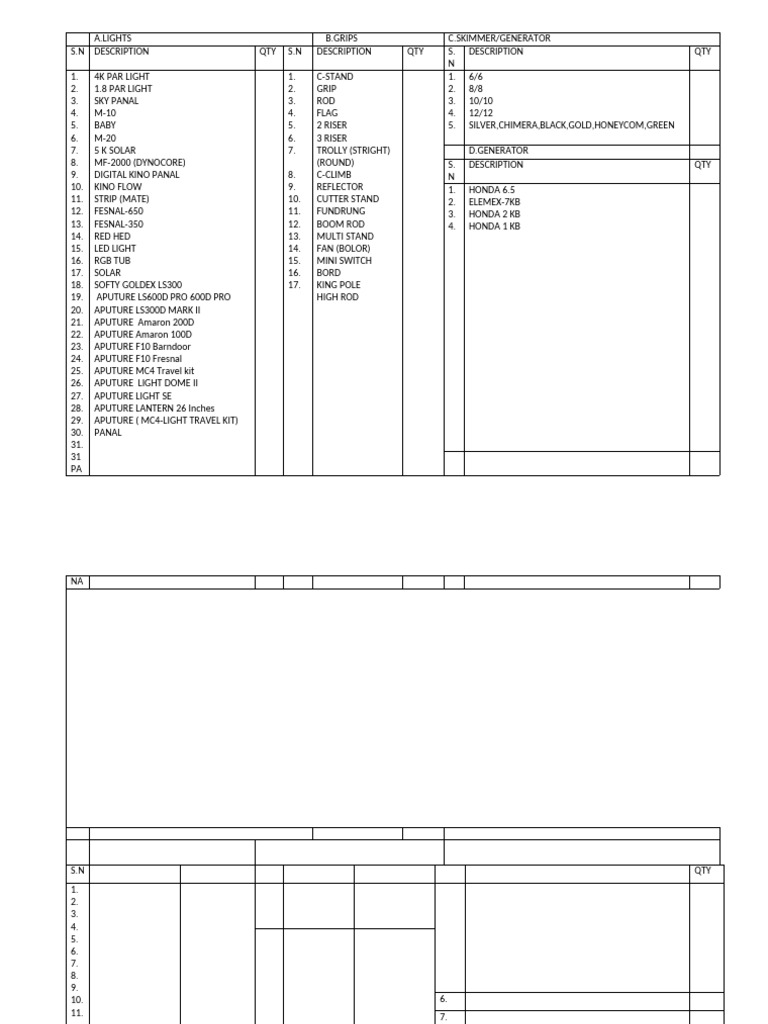 Multi Matte Lights. Final | PDF