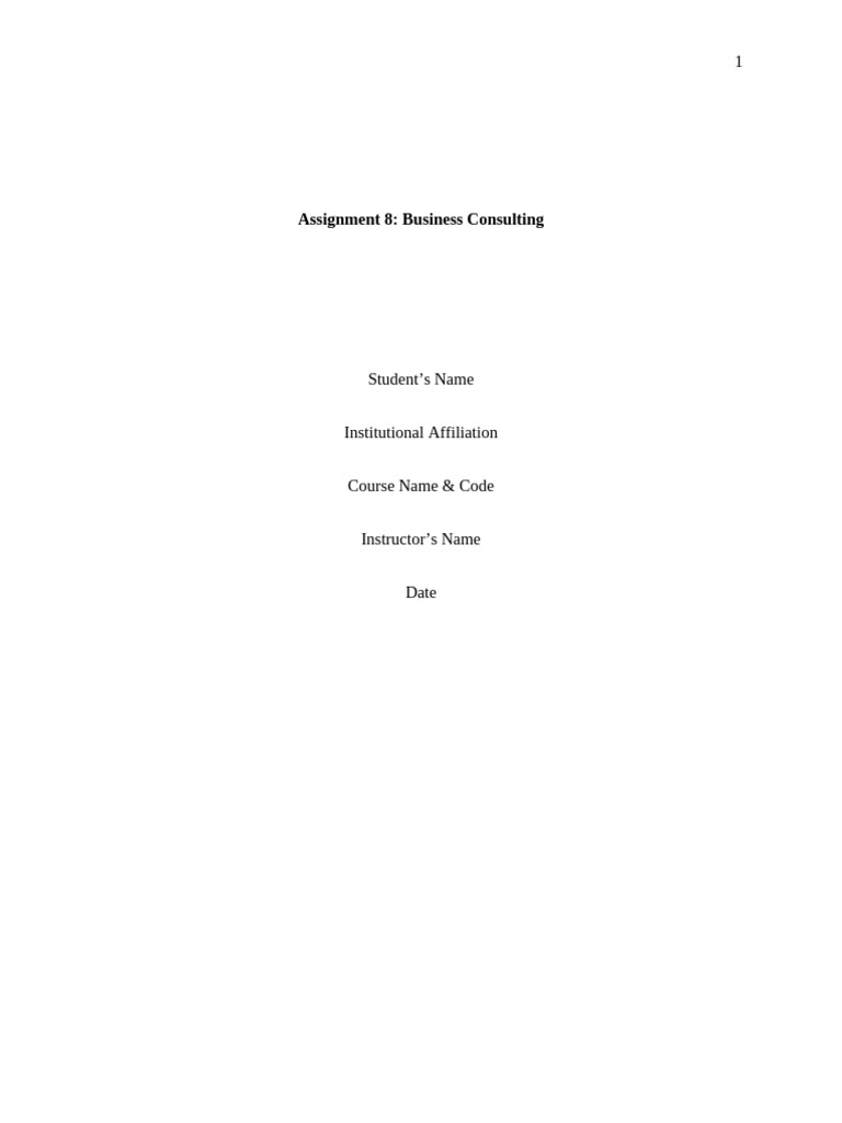 Assignment 8 Business Consulting | PDF | Spyware | Malware