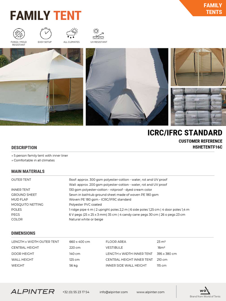 TS Family Tent Family Tents | PDF | Tent | Pallet