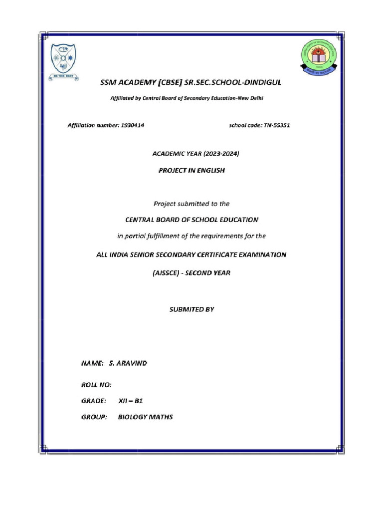 Sample Project File (On The Face of It ( | PDF