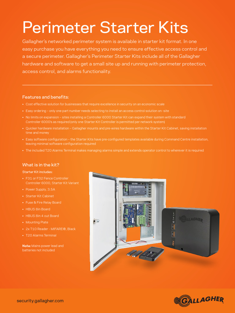Perimeter Starter Kits Datasheet | PDF