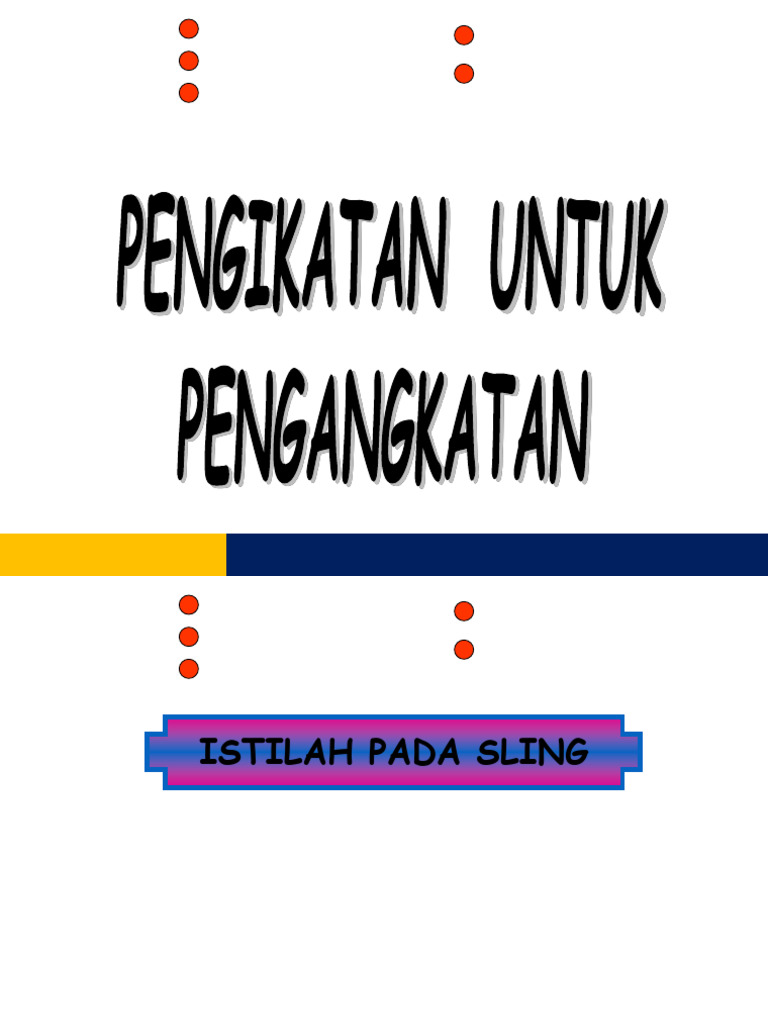 Tali Bantu Angkat Dan Pengikatan Barang | PDF