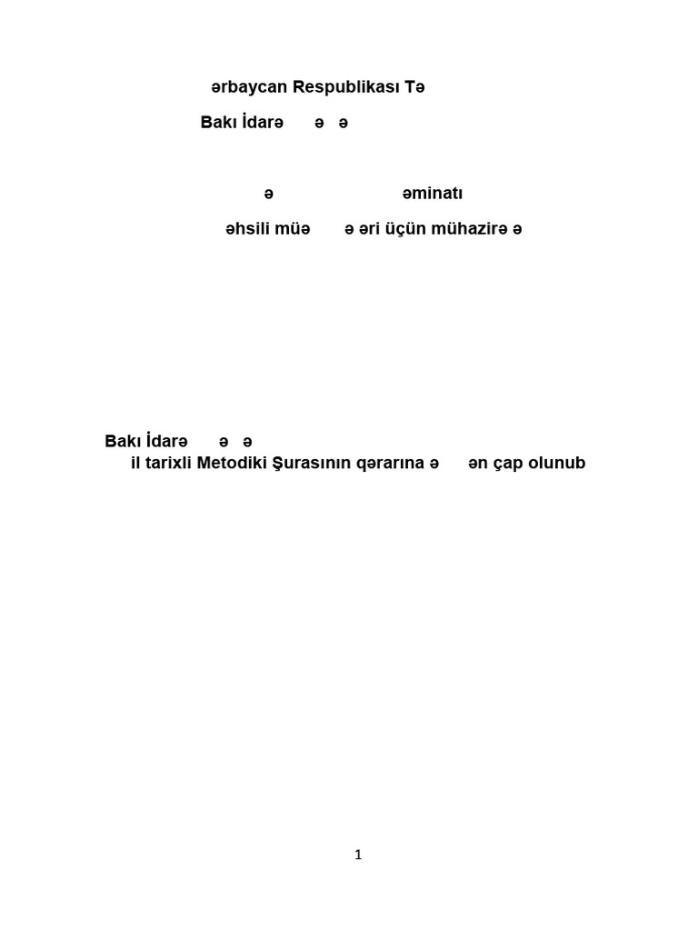 Tetbiqi Proqram Teminati | PDF