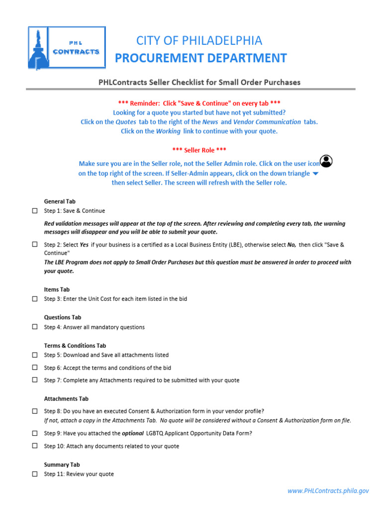 B2110296 Seller SOP Checklist | PDF | World Wide Web | Internet & Web