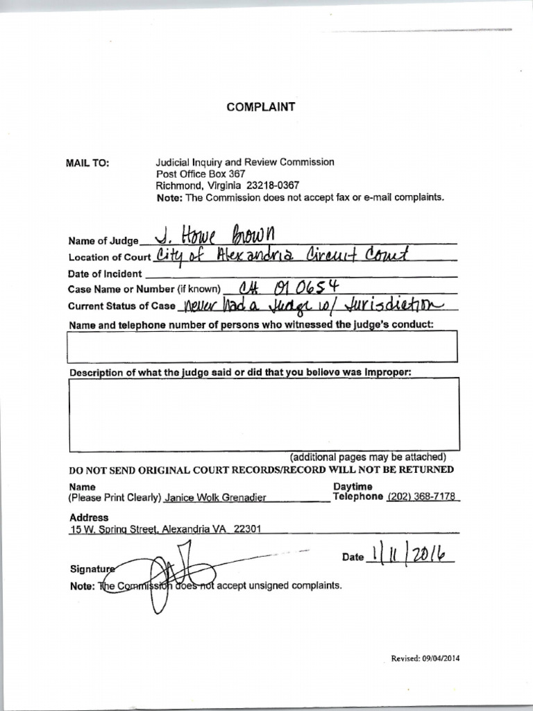 2016 JIRC Judge Howe Brown | PDF