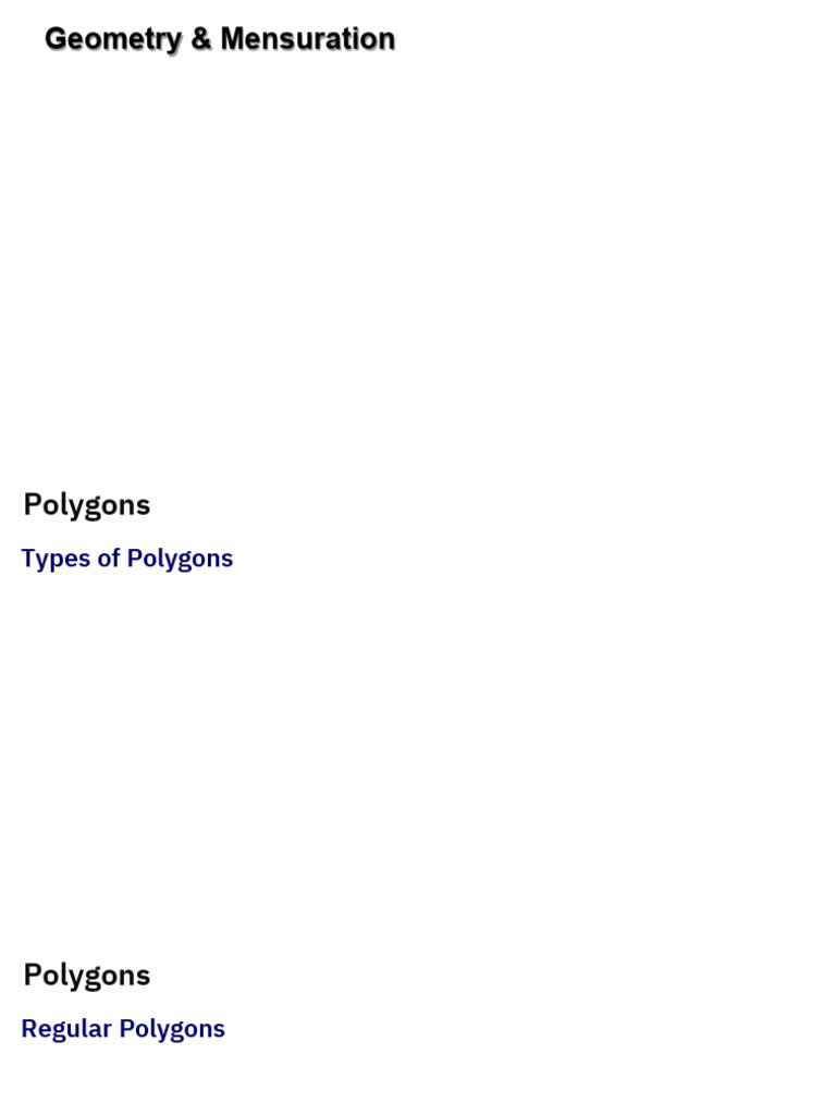 Copy of Geometry ^0 Mensuration 3.pptx | PDF | Area | Rectangle