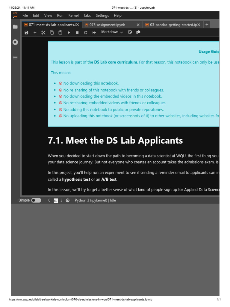 071-Meet-Ds - (3) - JupyterLab | PDF