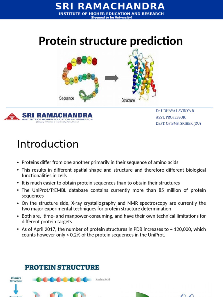 Advances in Protein Structure Prediction | PDF | Proteins | Protein ...
