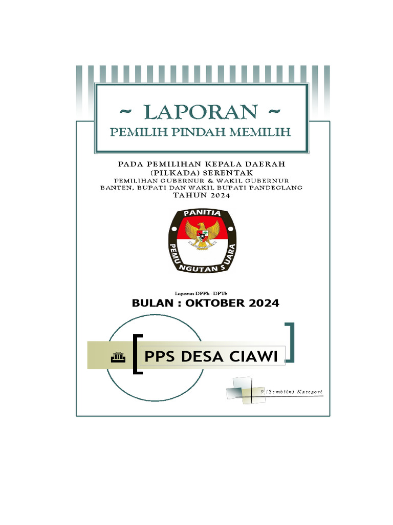 LAPORAN PELAYANAN DPTB DESA CIAWI | PDF