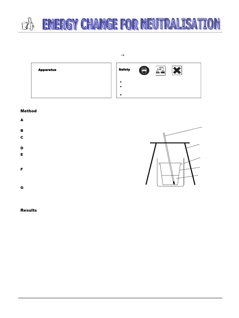 Practical 3 - Energy-Change-For-Neutralisation New | PDF | Sodium Hydroxide | Chemistry