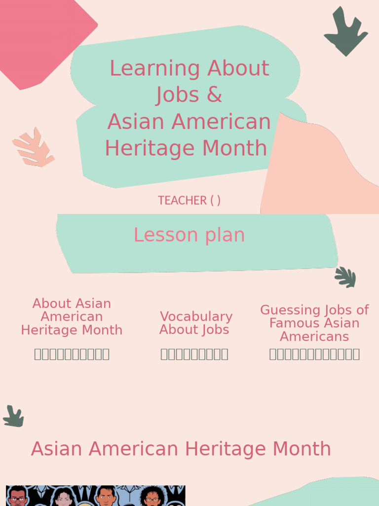 Celebrating Asian American Heritage Month | PDF