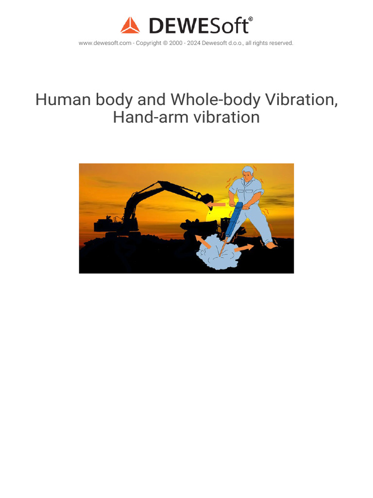 Human Vibration | PDF | Root Mean Square | Exposure (Photography)