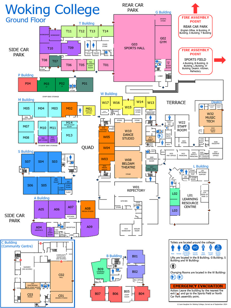 Woking College Campus Map | PDF