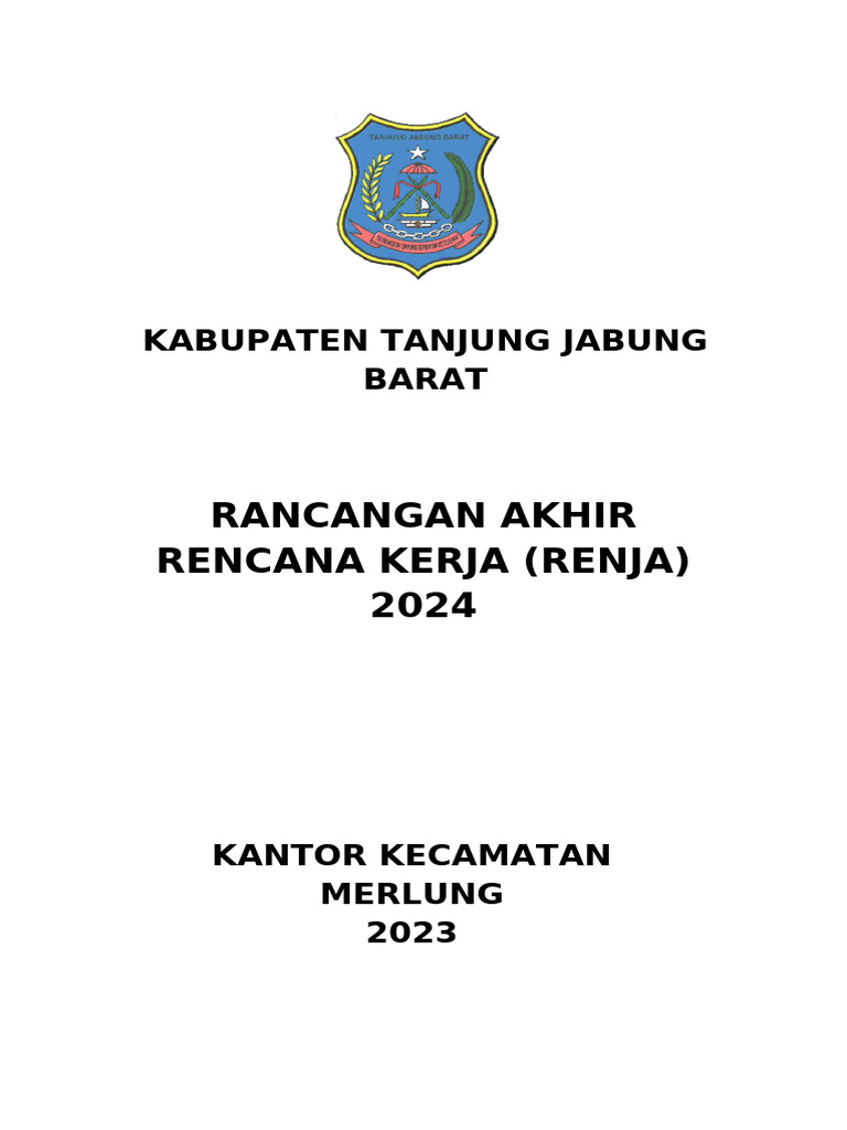 Renja 2024 Gabung | PDF