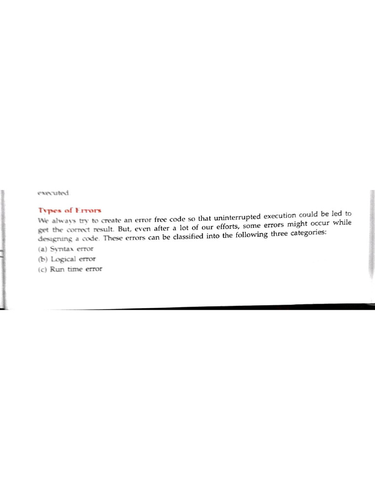 Error Handling Pdf