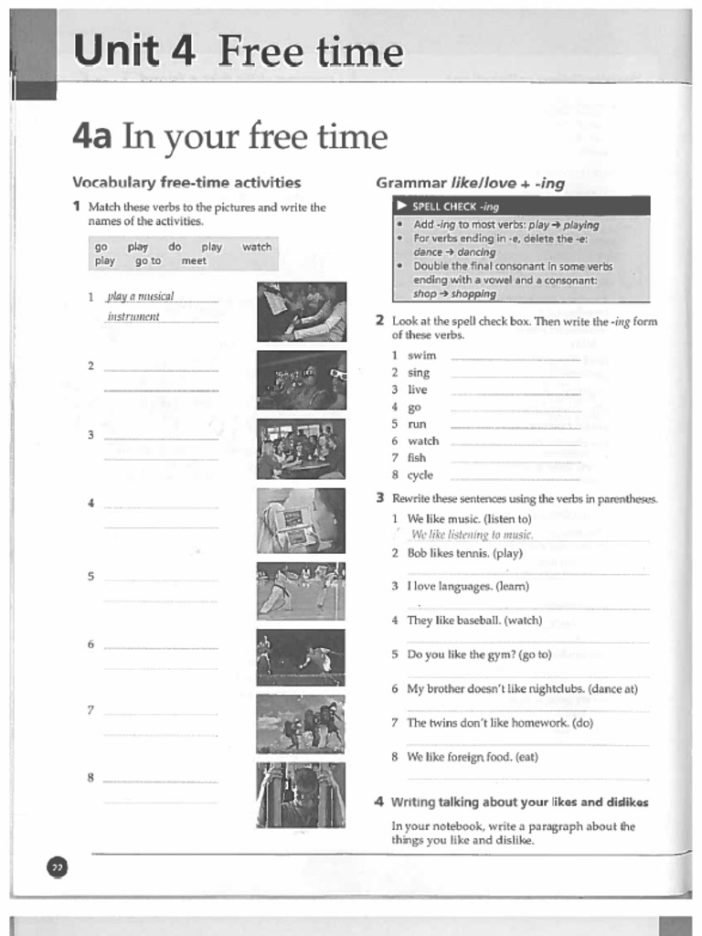 Life 2 Workbook Unit 4 | PDF