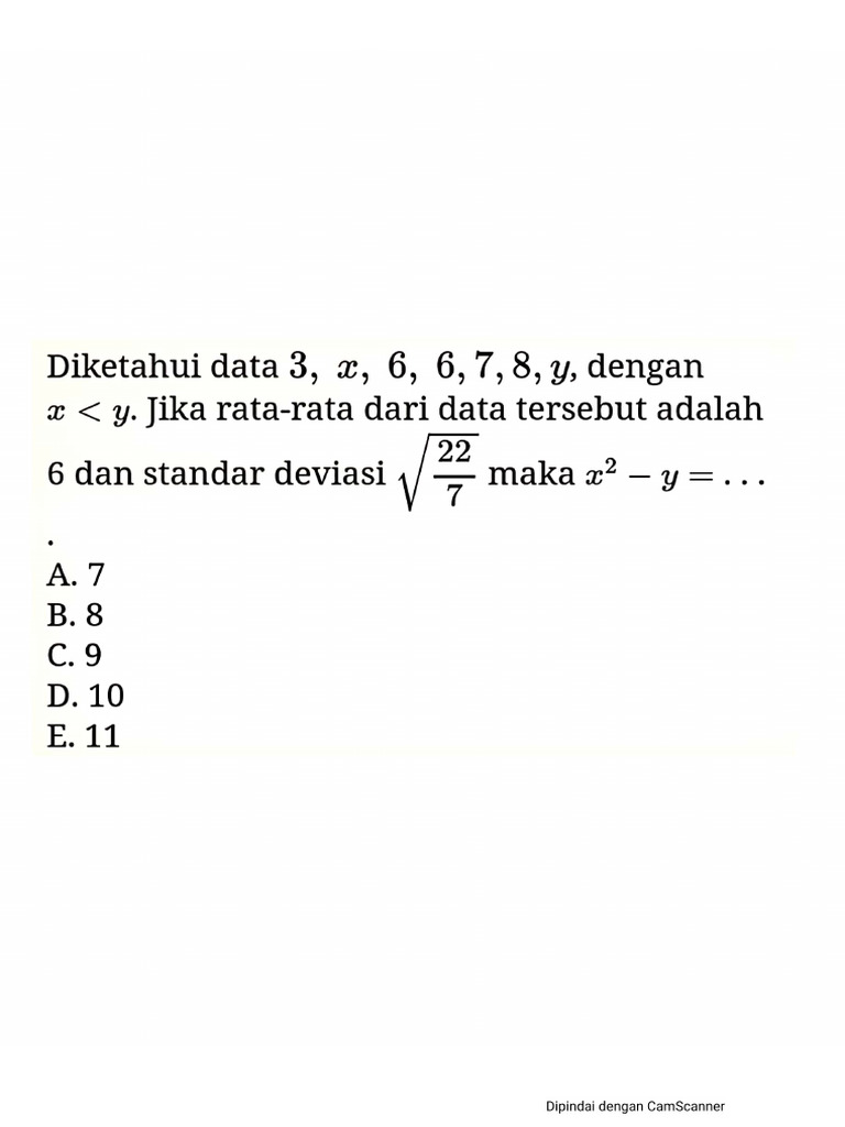 Soal Dan Pembahasan Matdas Statistika Pdf