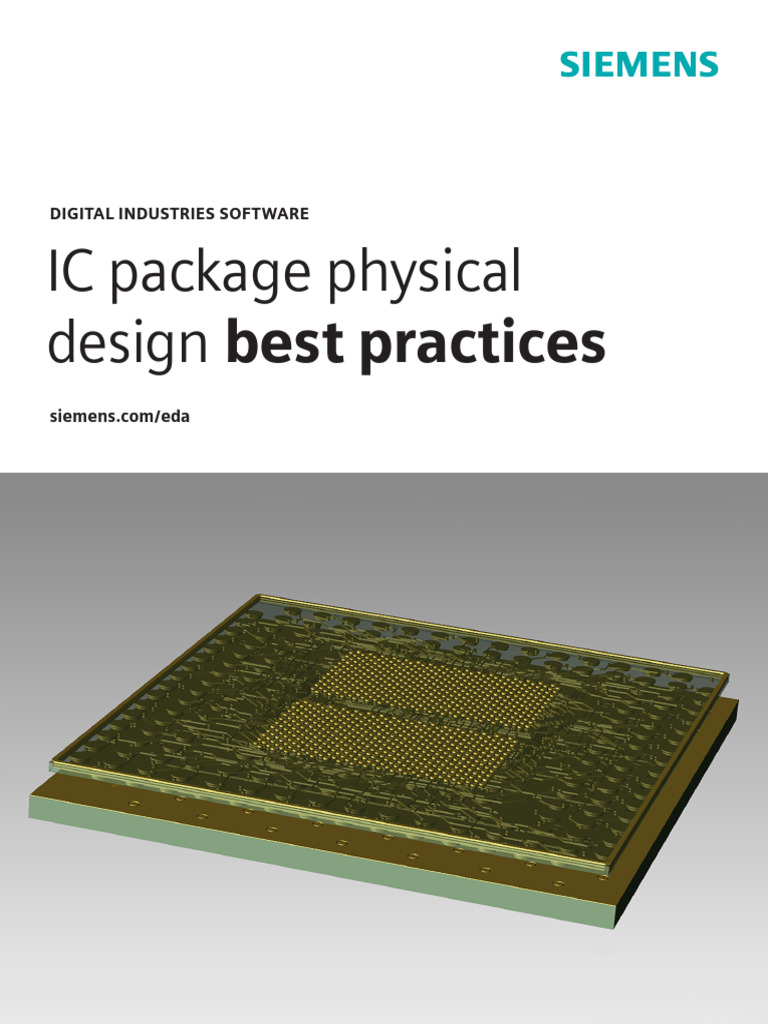 Siemens SW IC Package Physical Design Best Practices | PDF | System On A Chip | Wafer (Electronics)