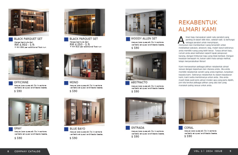Katalog Desain Almari Modern | PDF