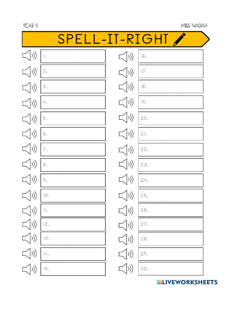 Worksheet 1279076 | PDF