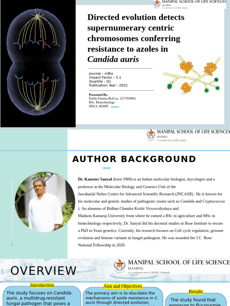 Adaptive Laboratory Evolution - Research Article Presentation | PDF ...