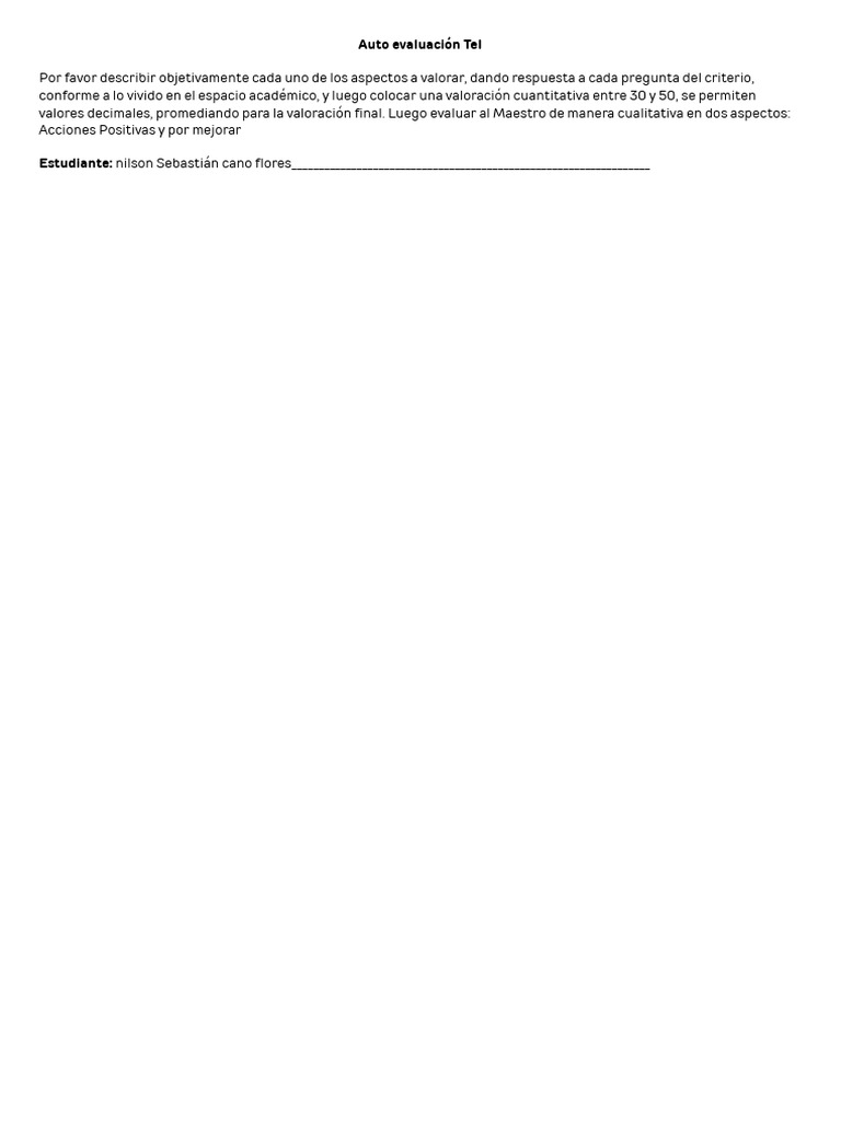 Formato Autoevaluación-1.Docx 20241115 190834 0000 | PDF