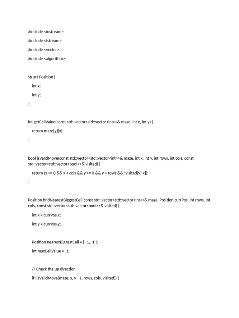 Robot Pathfinding in a Maze | PDF | Computer Programming | Software ...
