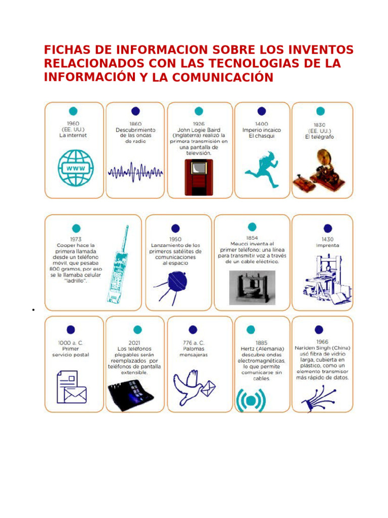 Fichas de Informacion | PDF | Internet de las Cosas