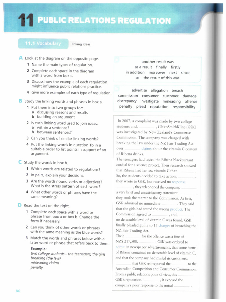 E4 - PR - 11public Relations Regulation | PDF