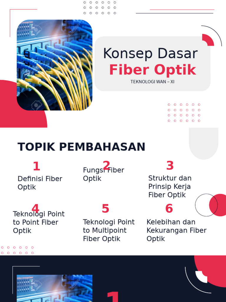 Konsep Dasar Fiber Optik | PDF