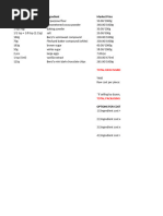 Kevin Cookie Company Financials | PDF | Oatmeal | Latin American Cuisine