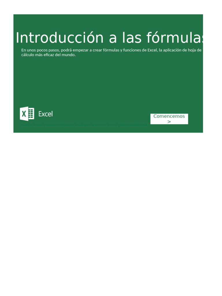Introduccion de Las Formulas 2 | PDF | Microsoft Excel | Multiplicación