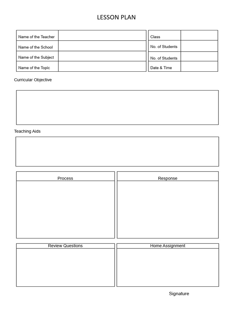 Lesson Plan Final | PDF