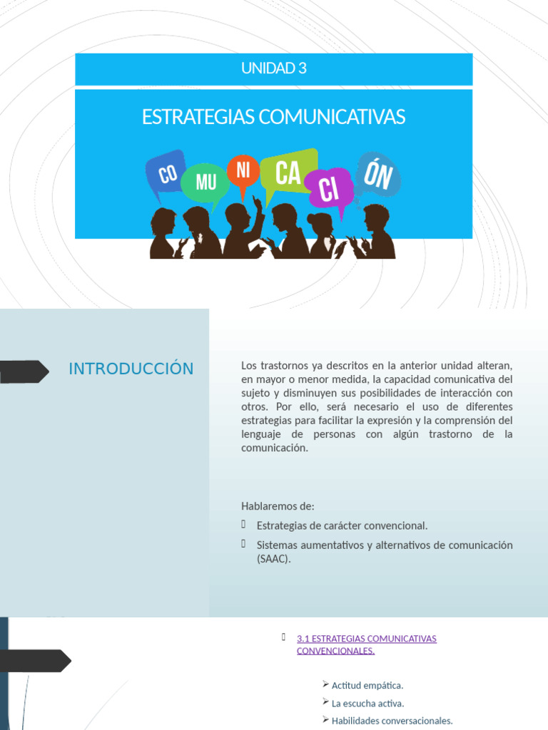 Saac Uni3 PP | PDF | Comunicación | Comunicación no verbal