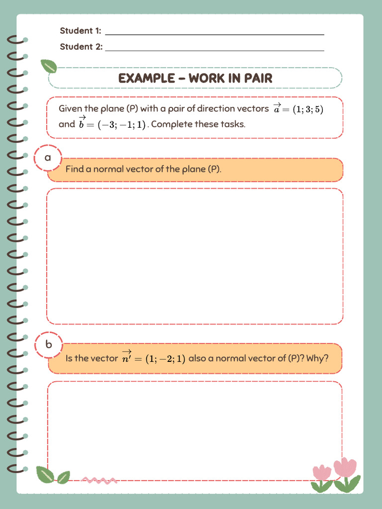 Equation of Plane - Practice | PDF