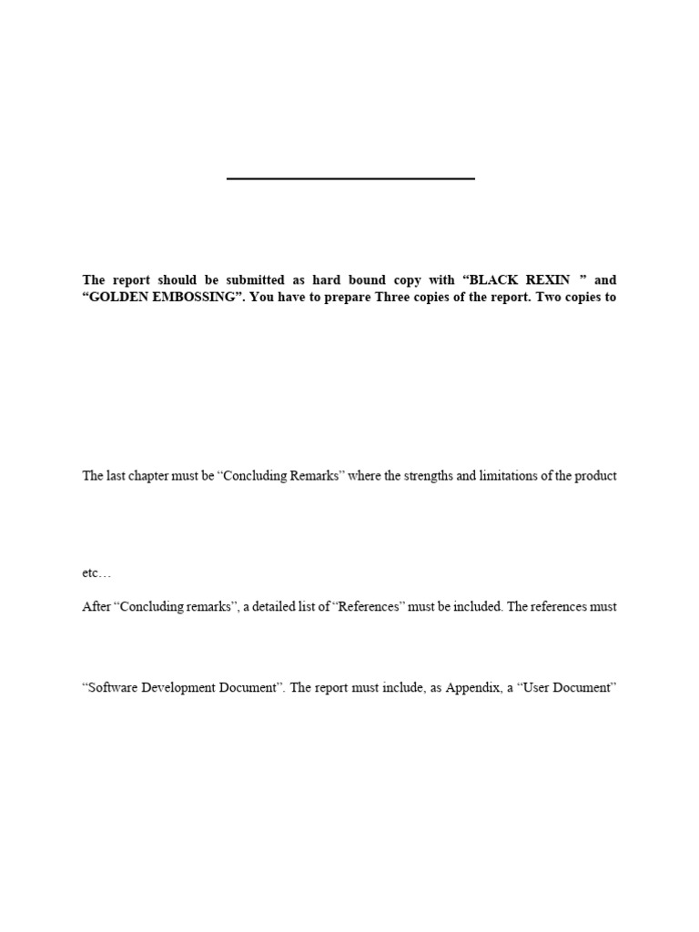 MCA Project Report Format Guide | PDF | Feasibility Study | Software