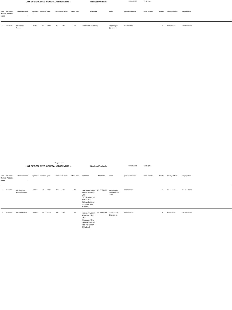 General Observer Pdf