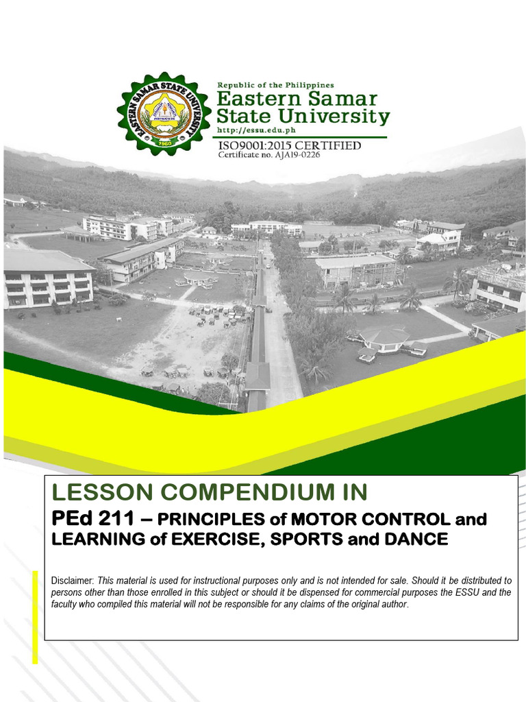 Chapter 4 PED 211 Principles of Motor Control | PDF | Strength Training ...