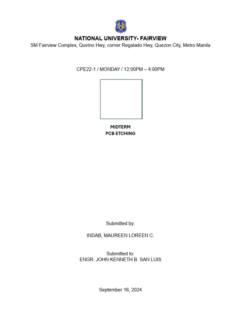 ElectronicsLab, Midterm Docu | PDF | Printed Circuit Board | Electronic Engineering