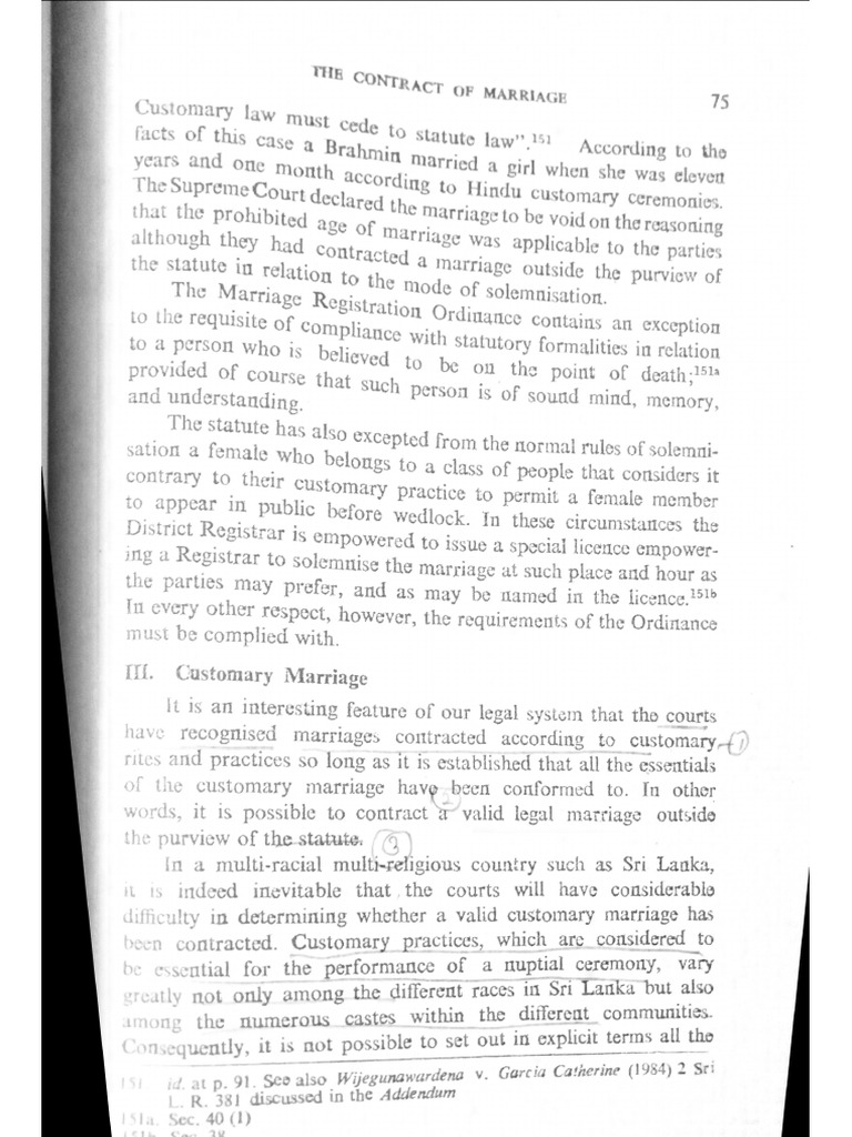 Customary Marriage | PDF