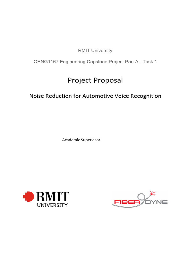 OENG1167-EB-ET-project-proposal-voice Recognition | PDF | Microphone ...