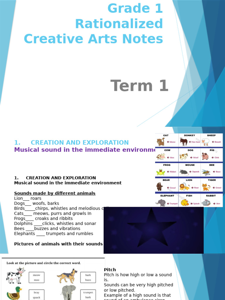 Grade 1 Creative Arts Notes Term 1 | PDF | Flexibility (Anatomy)